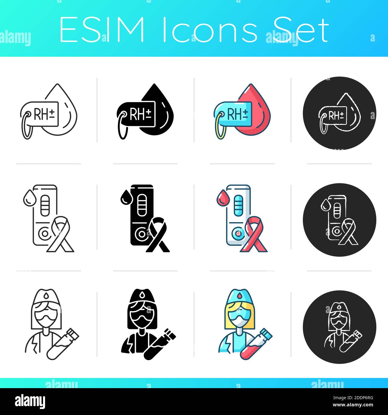 Rh disease Stock Vector Images - Alamy