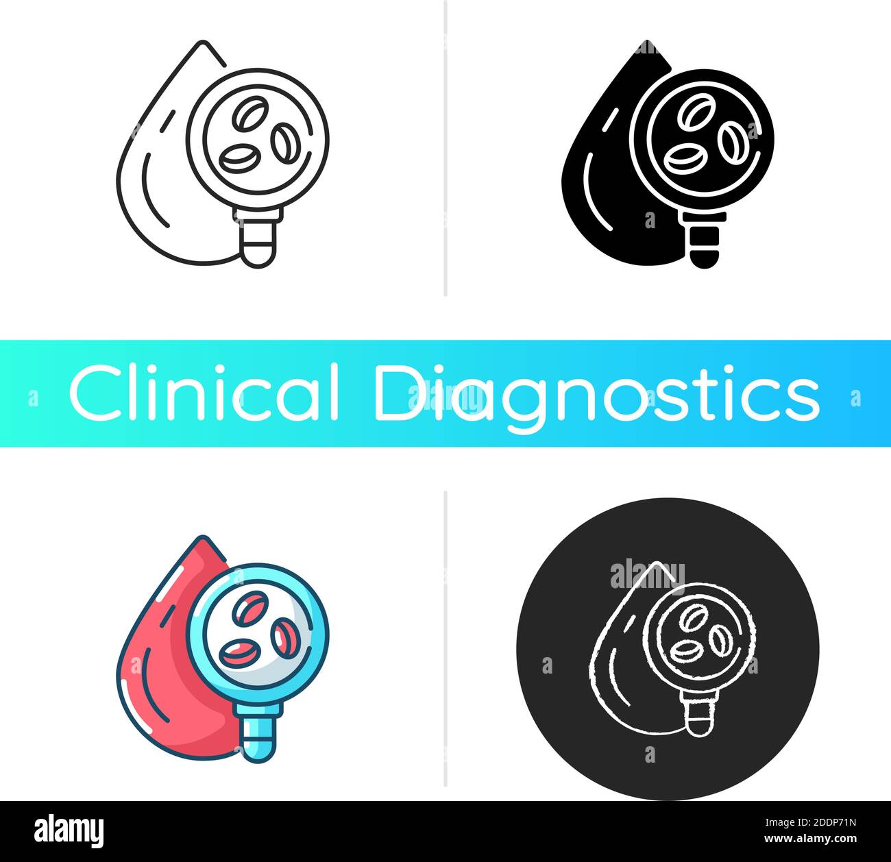 Blood cell test icon Stock Vector Image & Art - Alamy