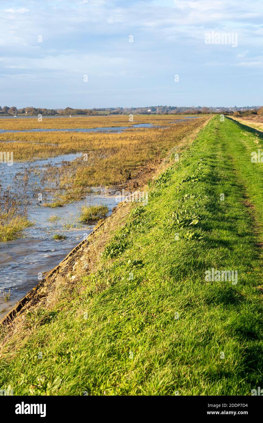 High tide river deben suffolk hi-res stock photography and images - Alamy