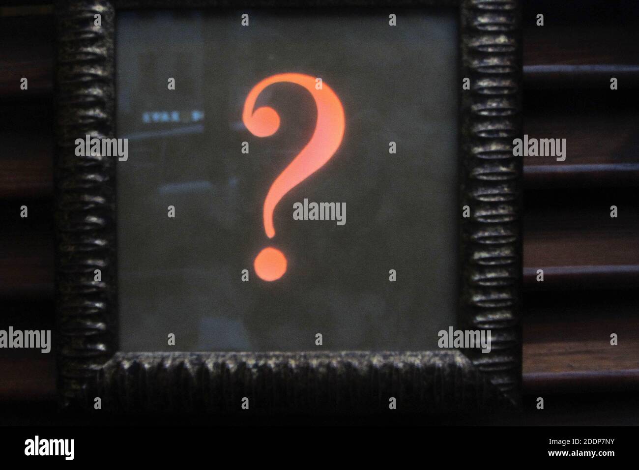 red question mark sign, symbol for questioning and seeking an answer ...