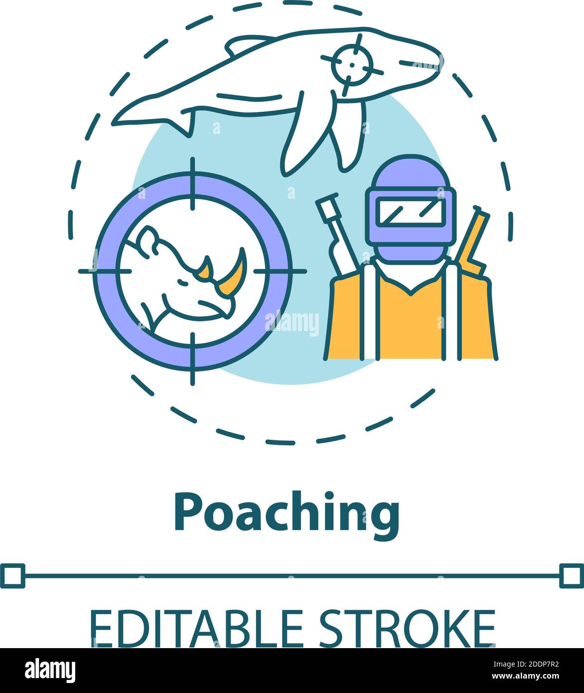 Poaching concept icon Stock Vector Image & Art - Alamy