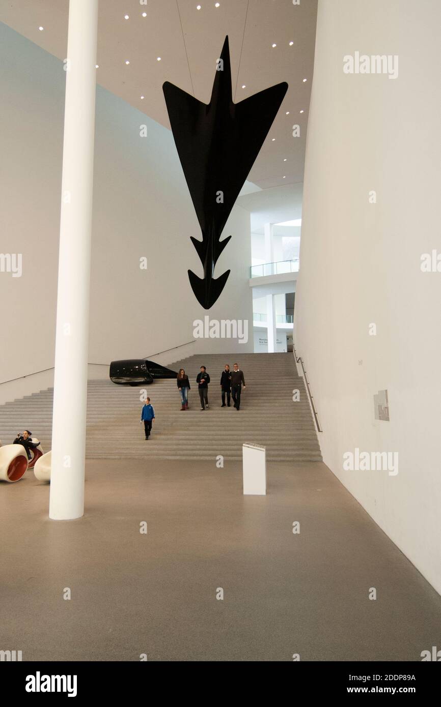 Modern art in Pinakothek der Moderne, Munich Stock Photo - Alamy