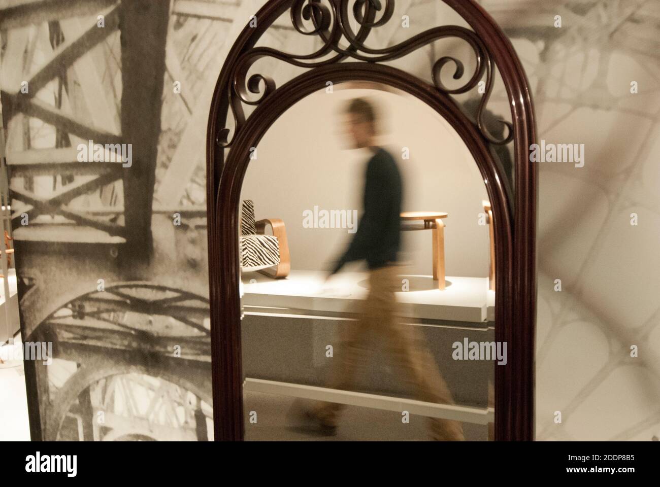 Modern art in Pinakothek der Moderne, Munich Stock Photo - Alamy