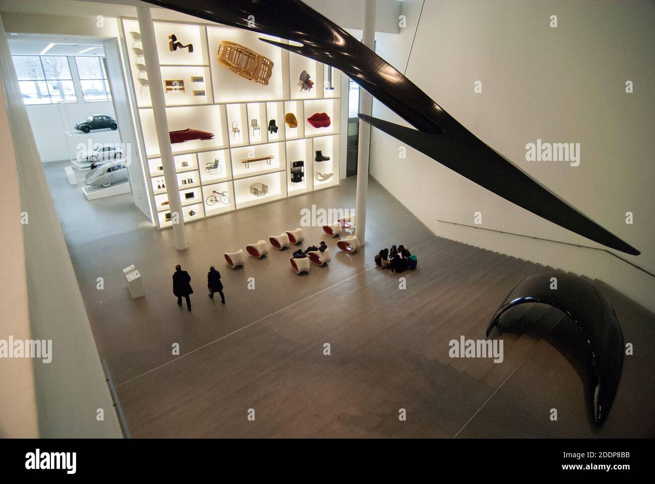 Modern art in Pinakothek der Moderne, Munich Stock Photo - Alamy