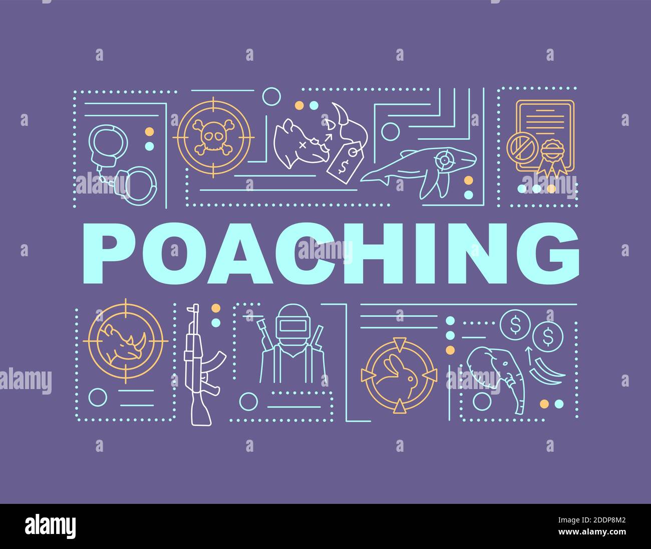 Poaching word concepts banner Stock Vector Image & Art - Alamy