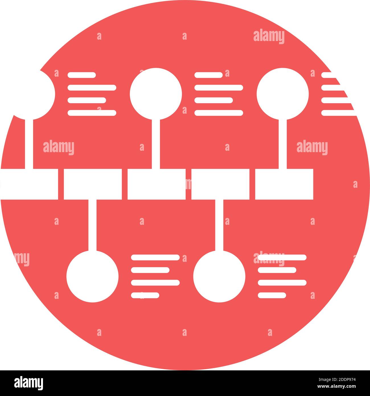 Timeline Background vector icon that can be easily modify or edit Stock ...