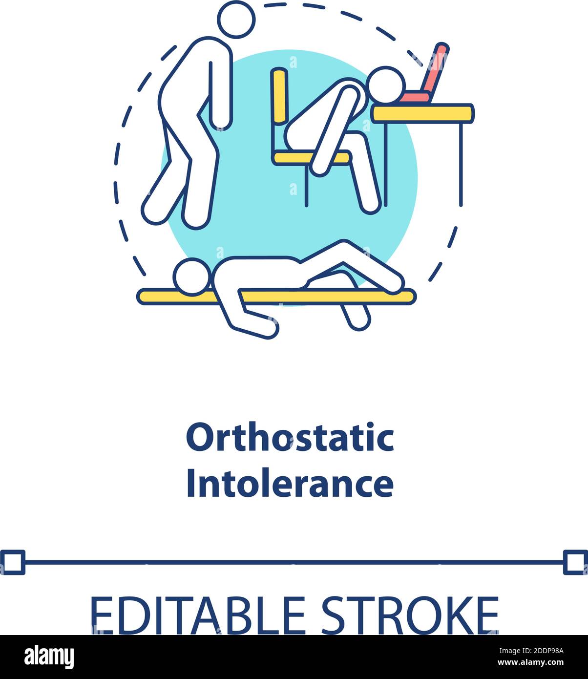 Orthostatic intolerance concept icon Stock Vector Image & Art - Alamy