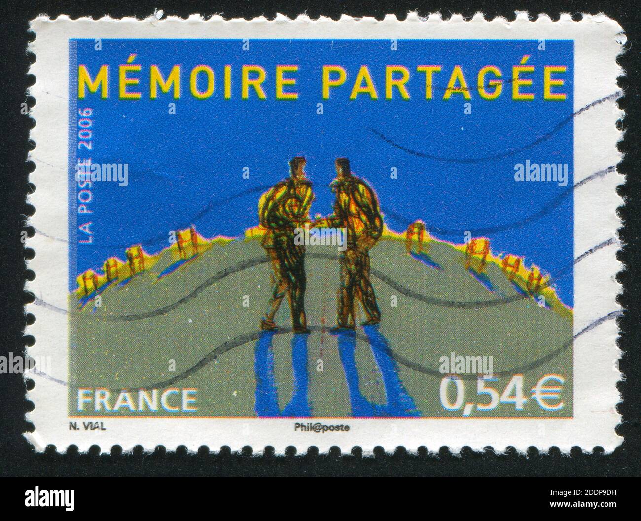 FRANCE - CIRCA 2006: stamp printed by France, shows “Shared Memories ...