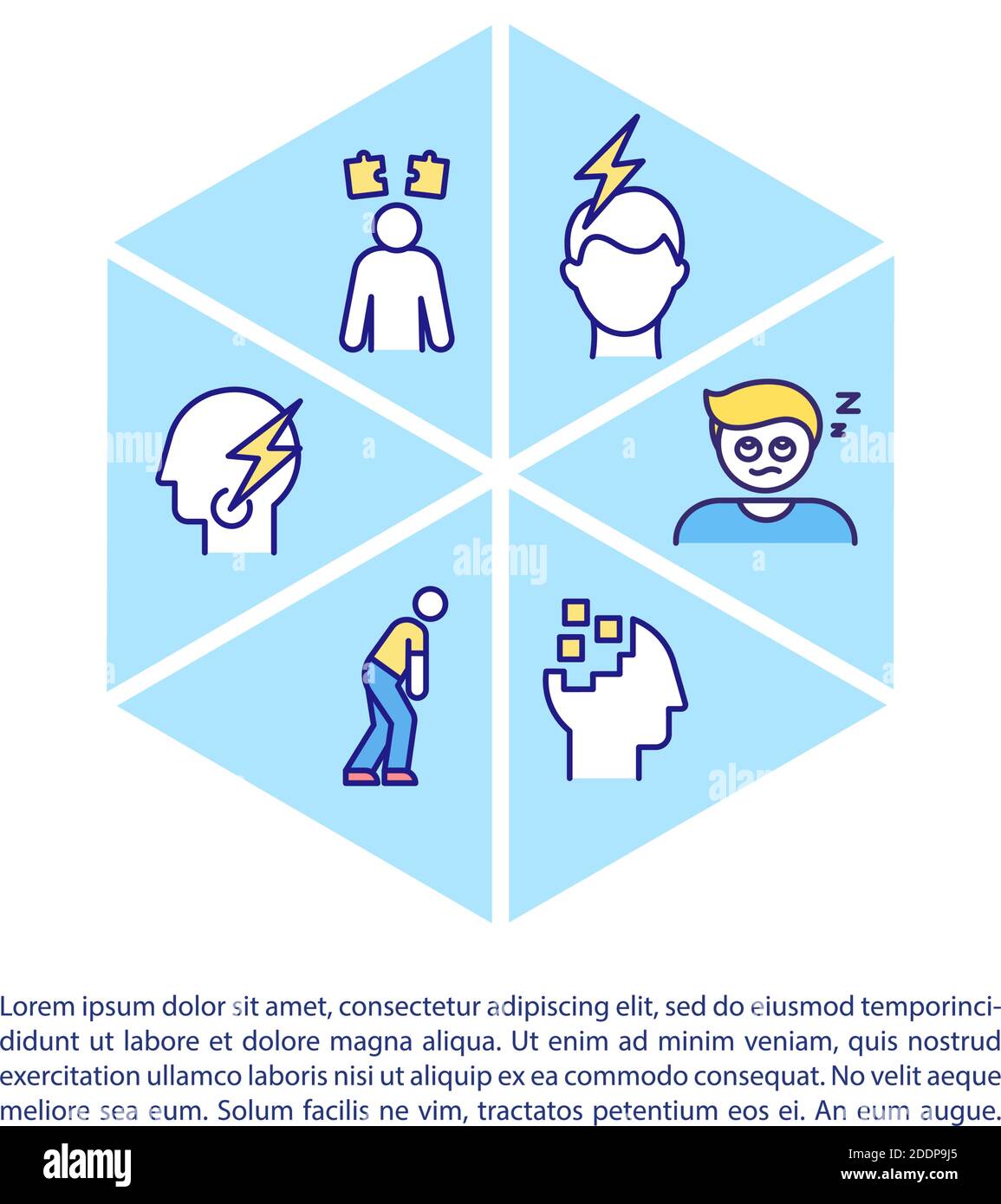 Chronic fatigue syndrome concept icon with text Stock Vector Image ...