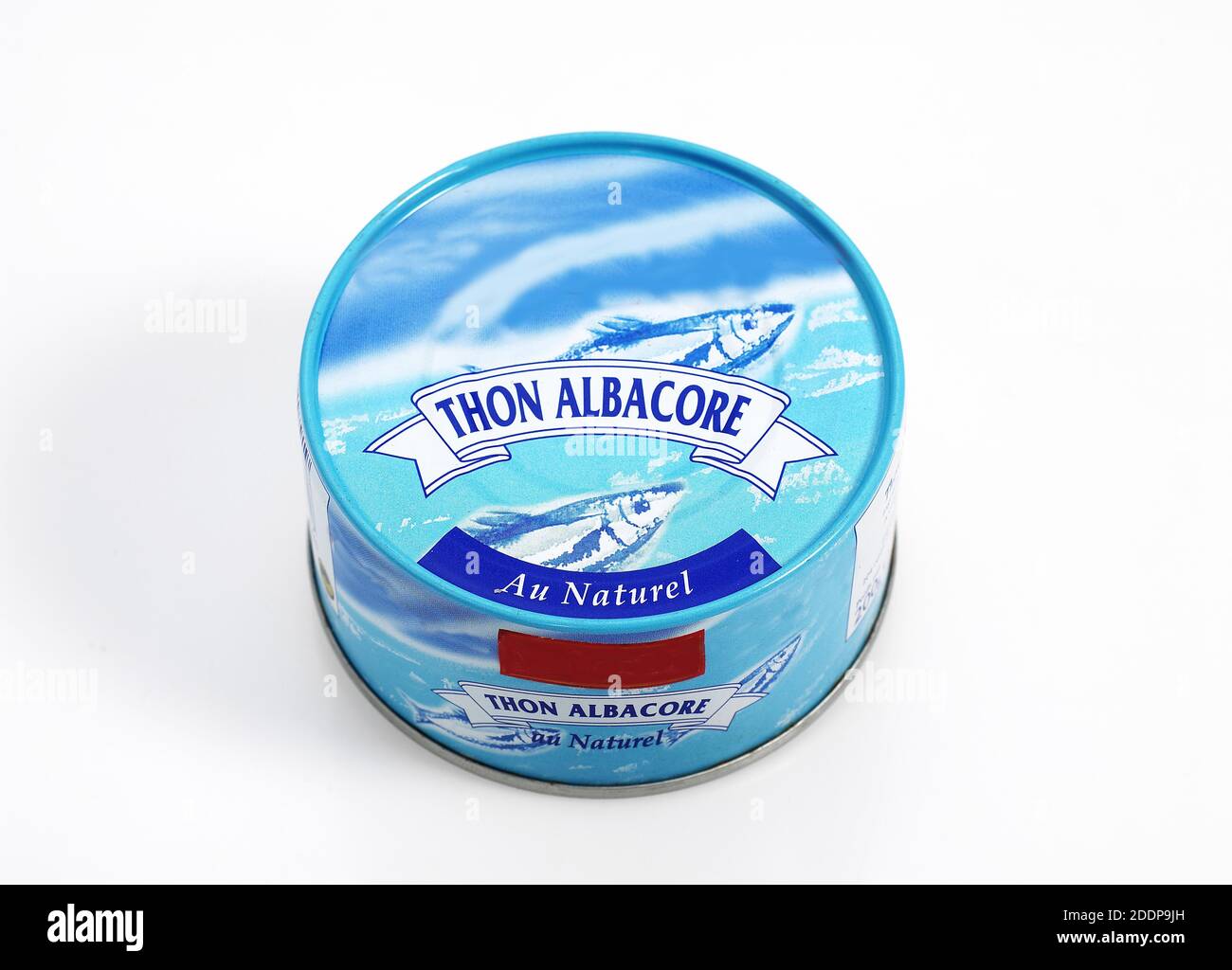 Can of Thuna Fish against White Background Stock Photo - Alamy