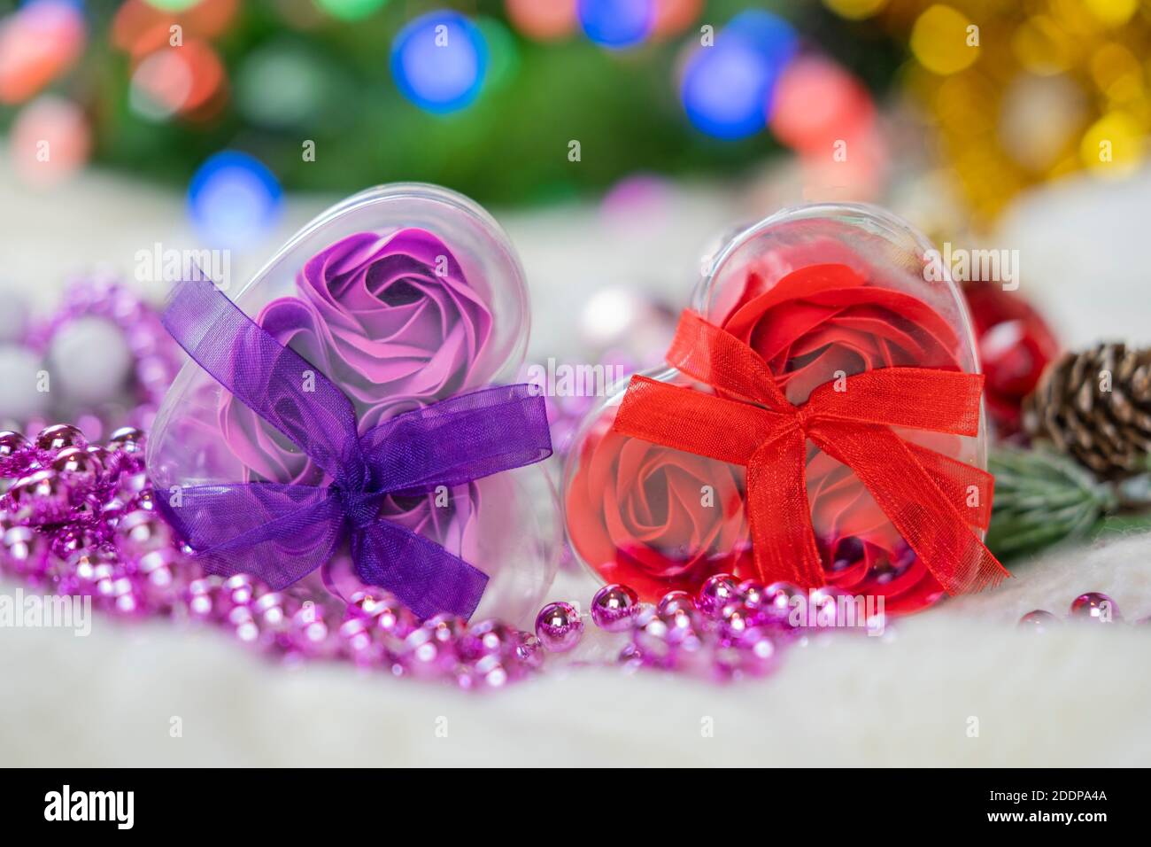 Gift of roses hi-res stock photography and images - Alamy