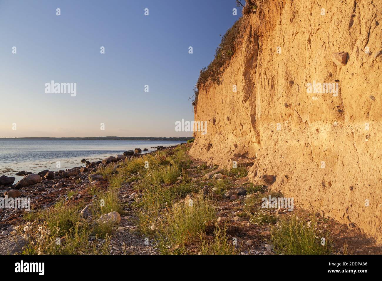 geography / travel, Denmark, Zealand, isle Faro, steep bank on the isle ...