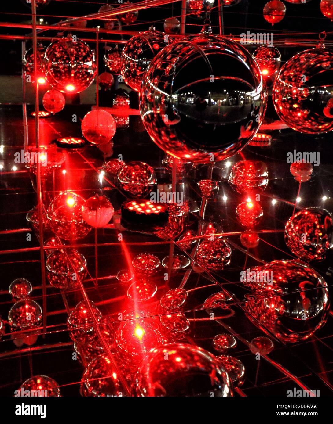 Detail of the Terrarium Tree lit at night in Coal Drops Yard.King's ...