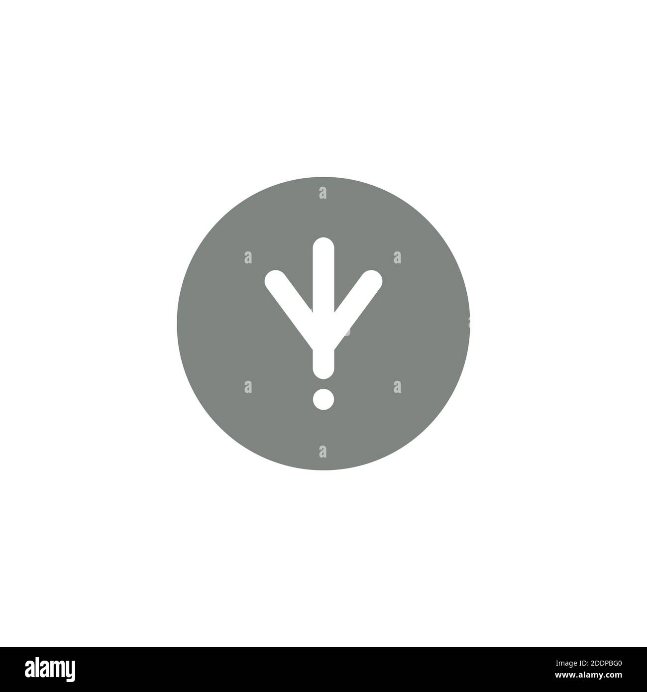 bird trail flat vector icon. White Bird footprint track in circle ...