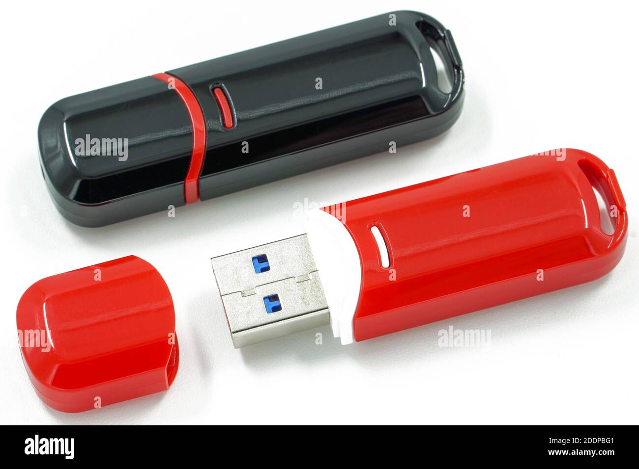 USB flash drive isolated on white background Stock Photo - Alamy