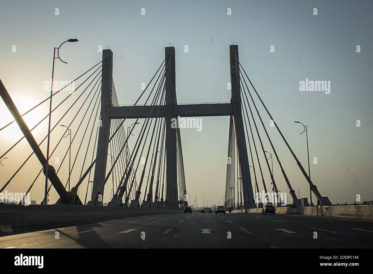 Cable Stayed Bridge Stock Photo - Alamy