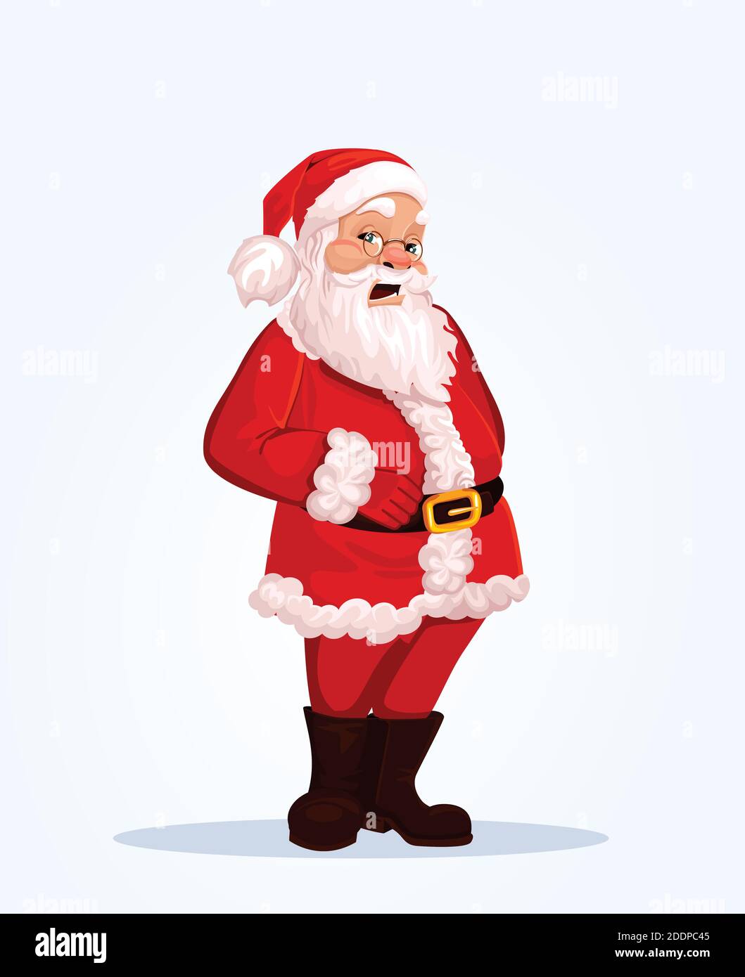 Cartoon angry santa claus hi-res stock photography and images - Alamy