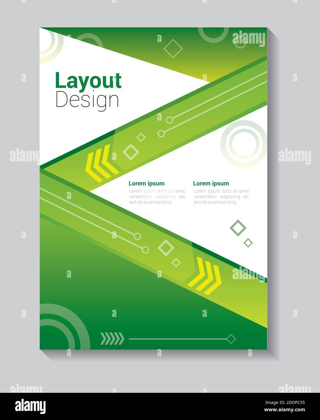 Flyer, Brochure Design Templates set. Geometric Triangular Abstract ...