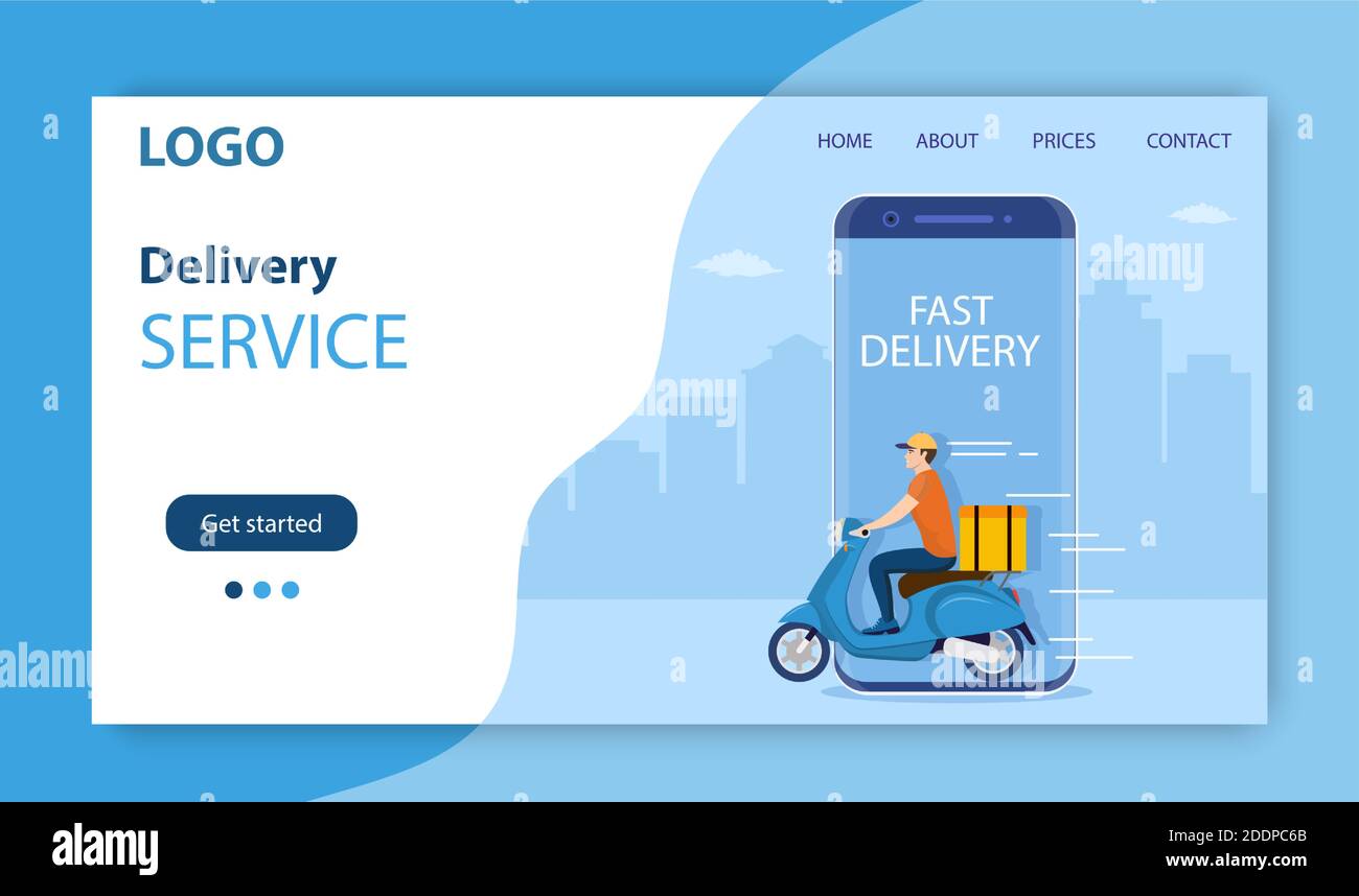 Online delivery service concept Stock Vector Image & Art - Alamy