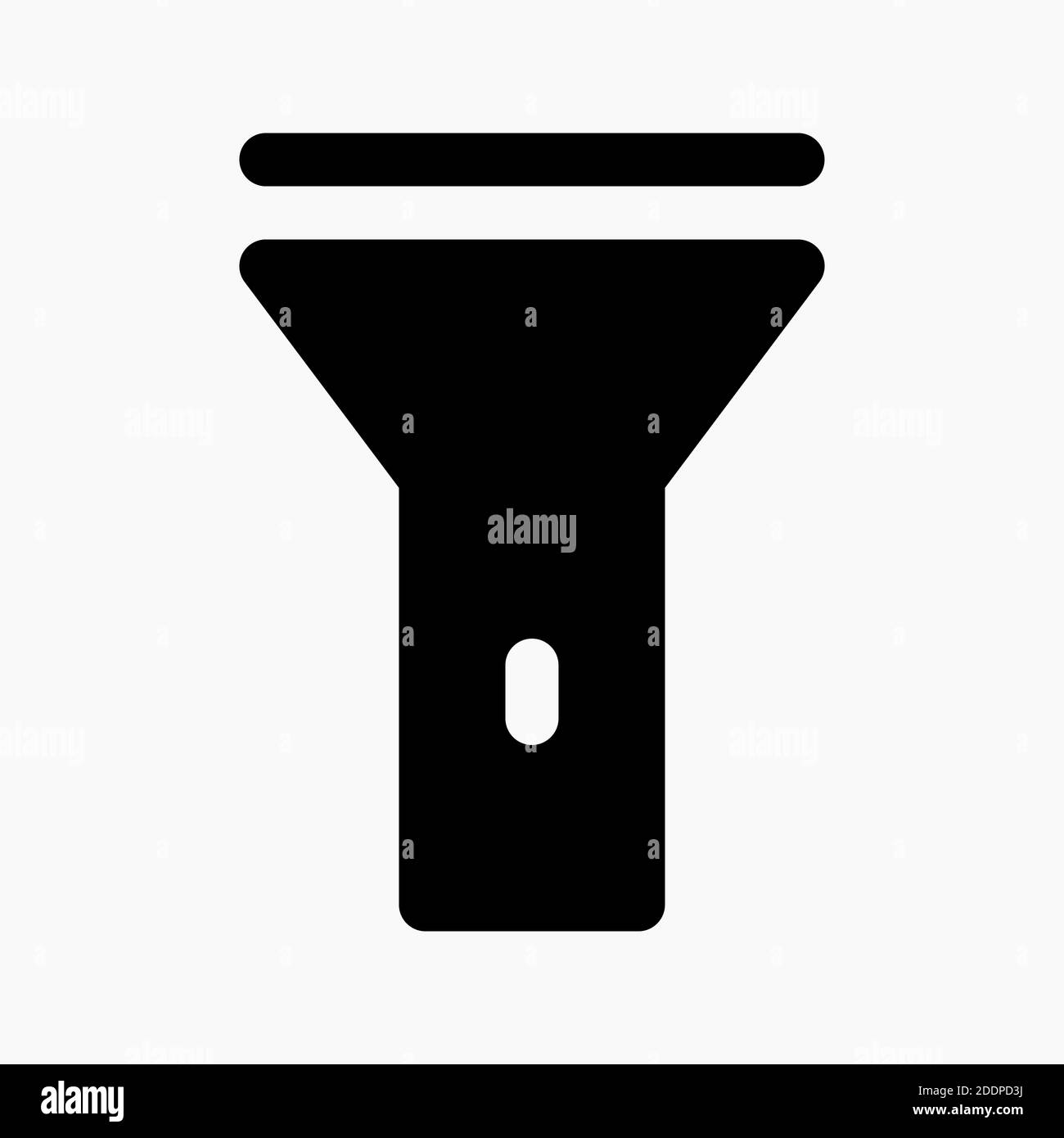 flashlight icon vector. torch symbol suitable for smartphone theme ...