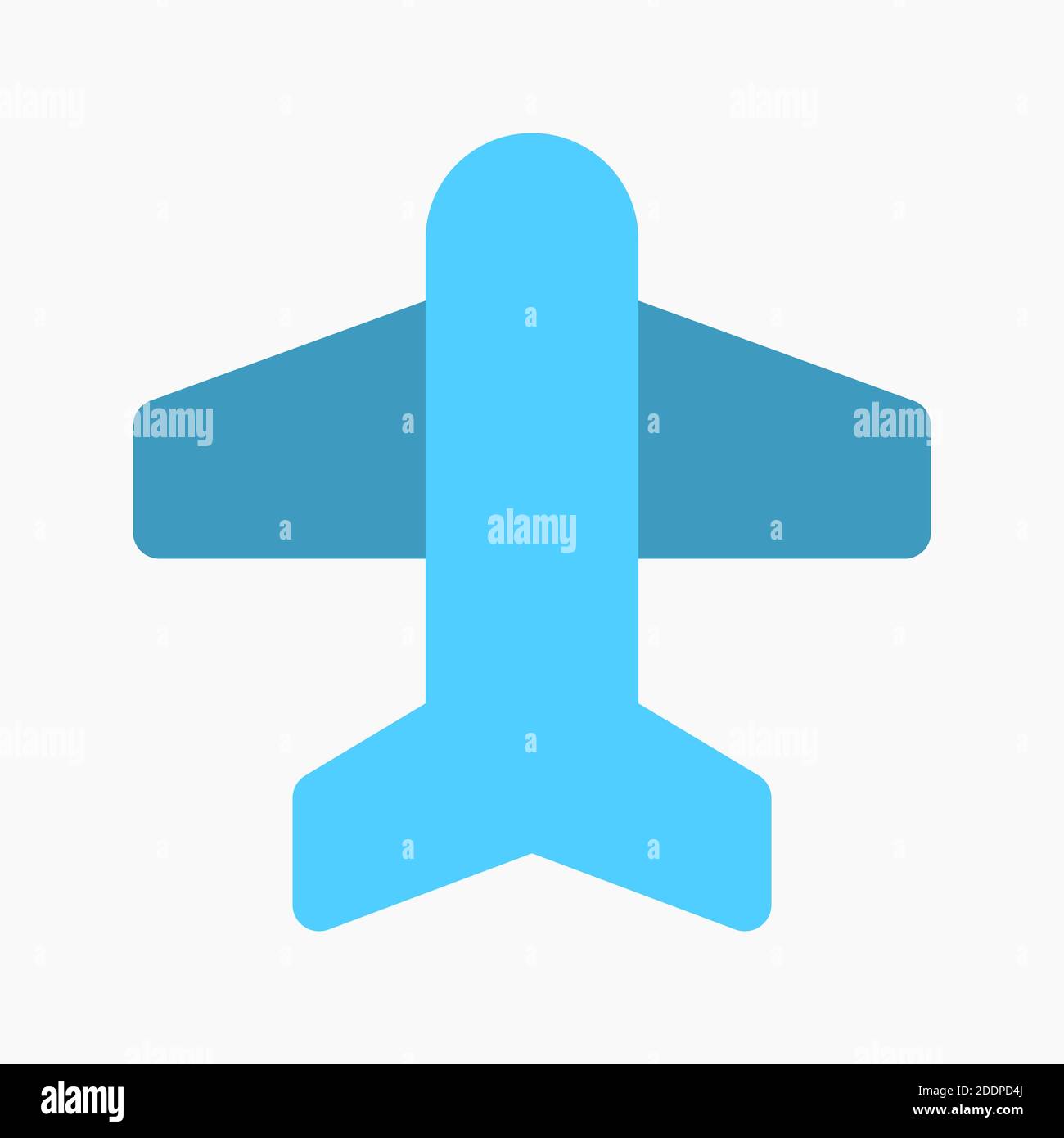 airplane icon vector. flight mode sign for smartphone button interface ...
