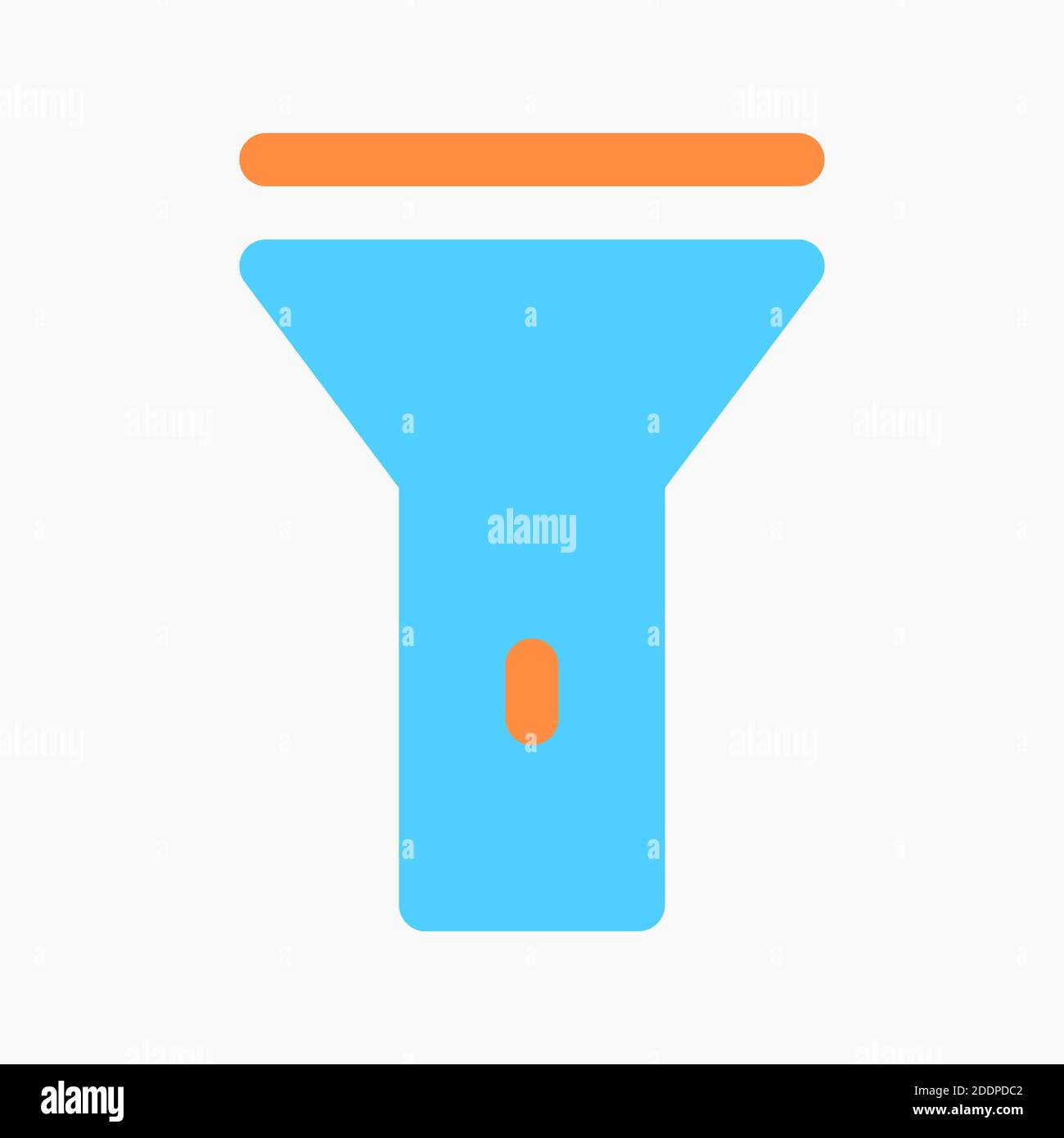 flashlight icon vector. torch symbol suitable for smartphone theme ...