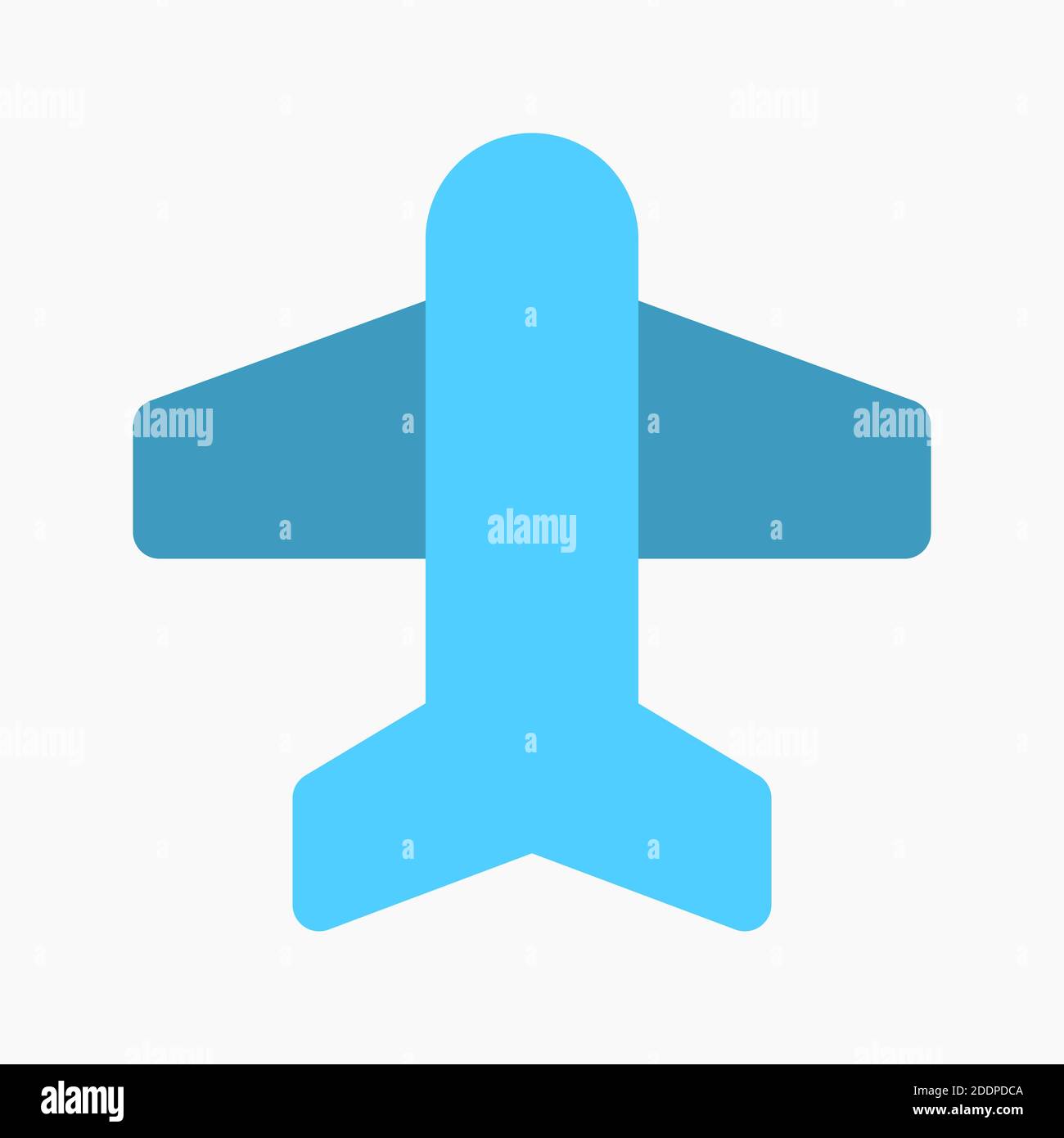 airplane icon vector. flight mode sign for smartphone button interface ...