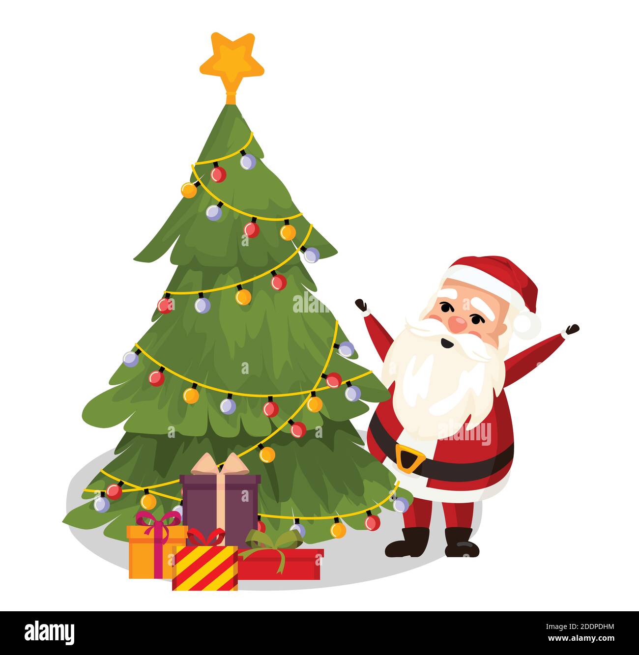 Santa claus 3d Stock Vector Images - Alamy