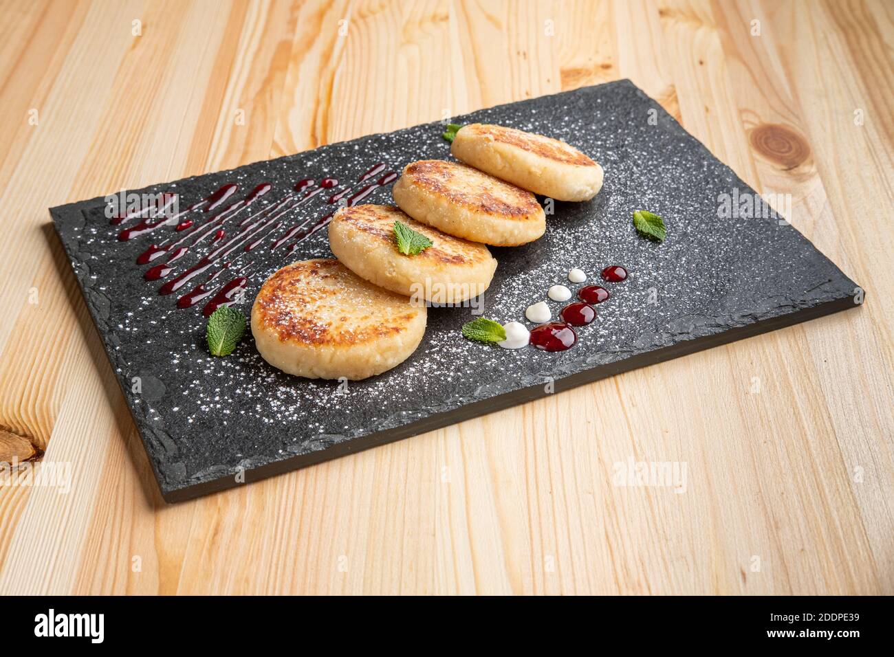 Traditional belarussian cheese pancakes Stock Photo - Alamy
