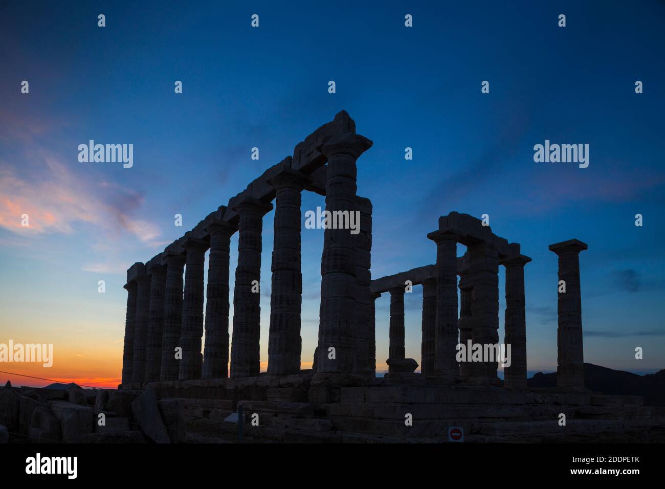 Temples sunset athens hi-res stock photography and images - Alamy