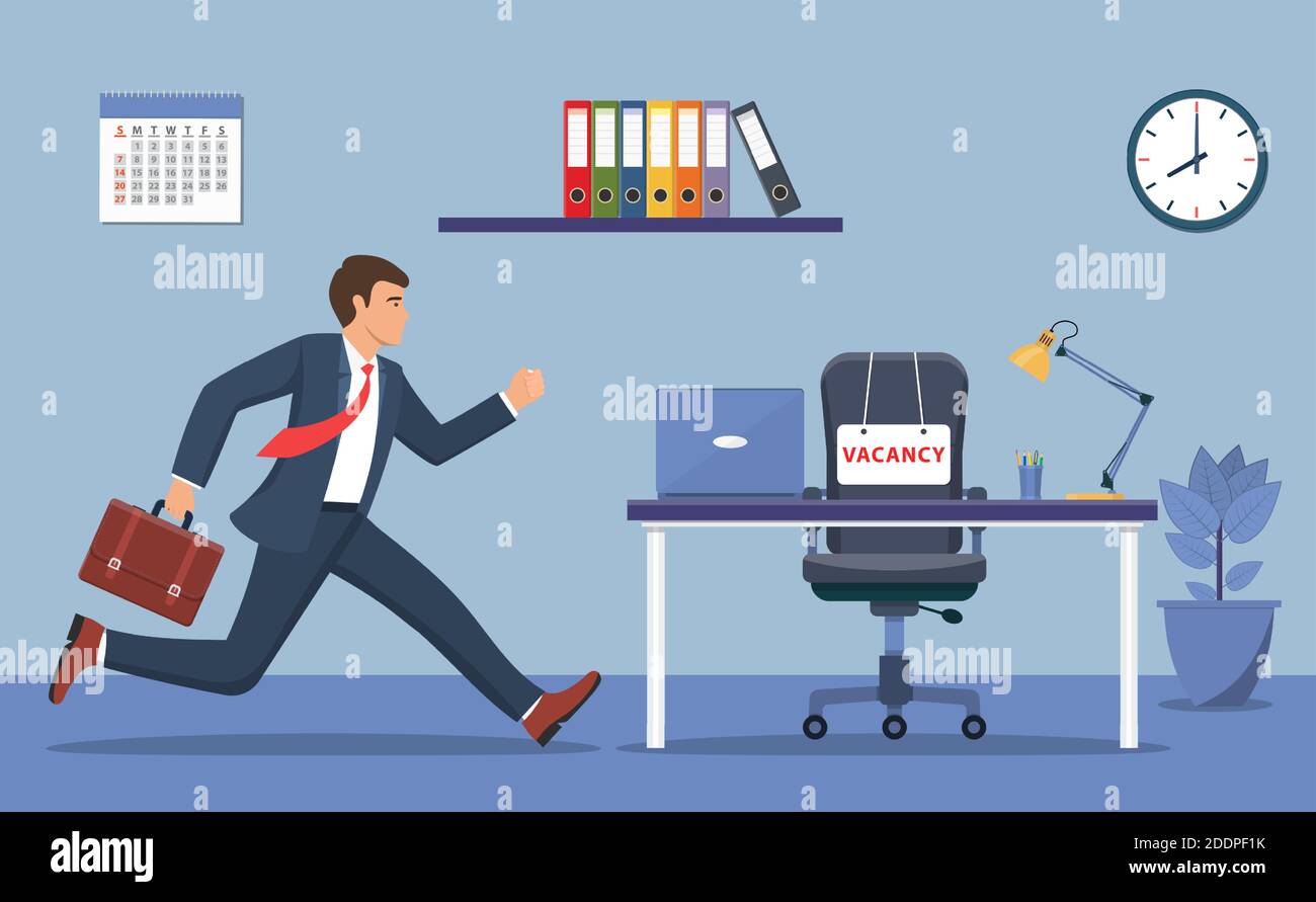 Office chair, sign vacancy Stock Vector Image & Art - Alamy