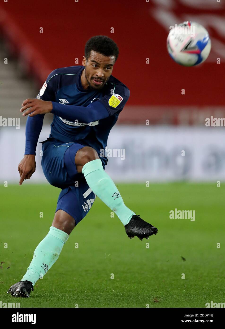 Derby countys nathan byrne hi-res stock photography and images - Alamy