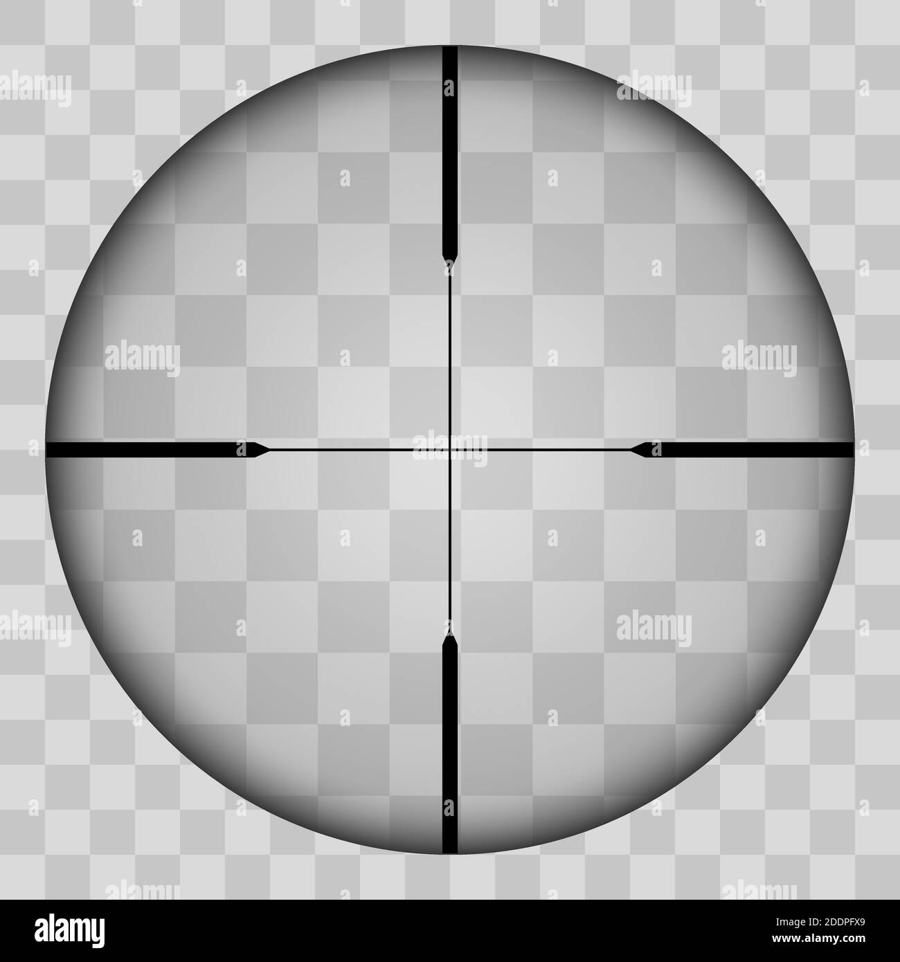 Crosshair with red dot illustration hi-res stock photography and images ...