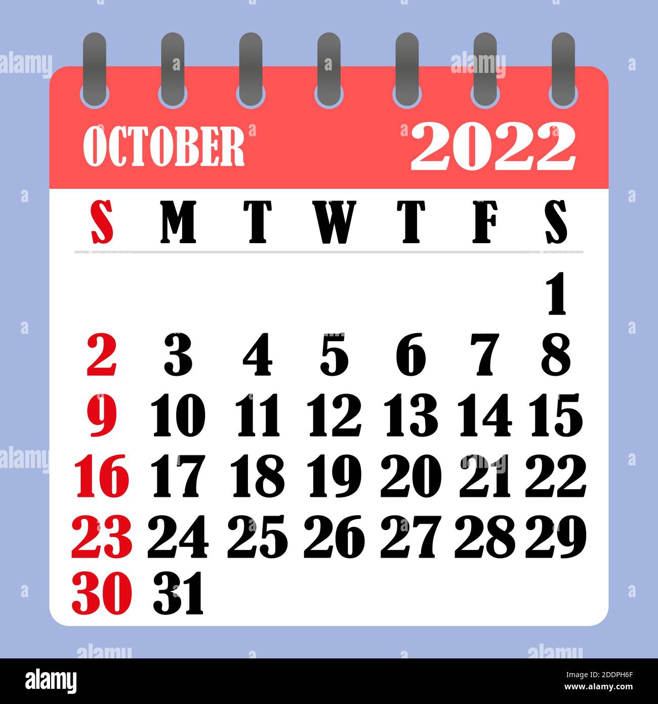 10 october 2022 Stock Vector Images - Alamy