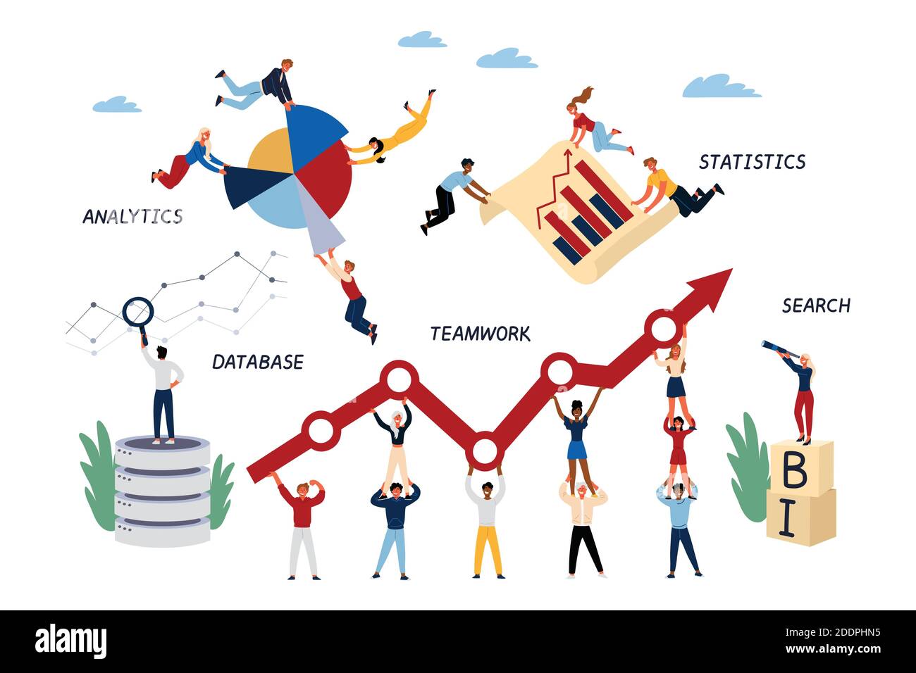 Kpi metaphor Stock Vector Images - Alamy