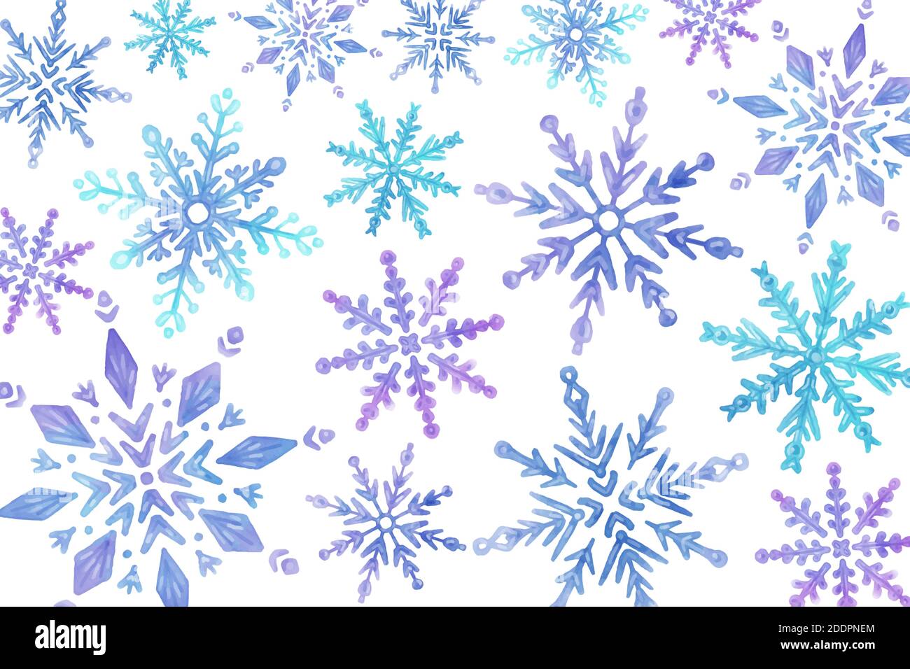 Background watercolor winter Vector illustration Stock Vector Image ...