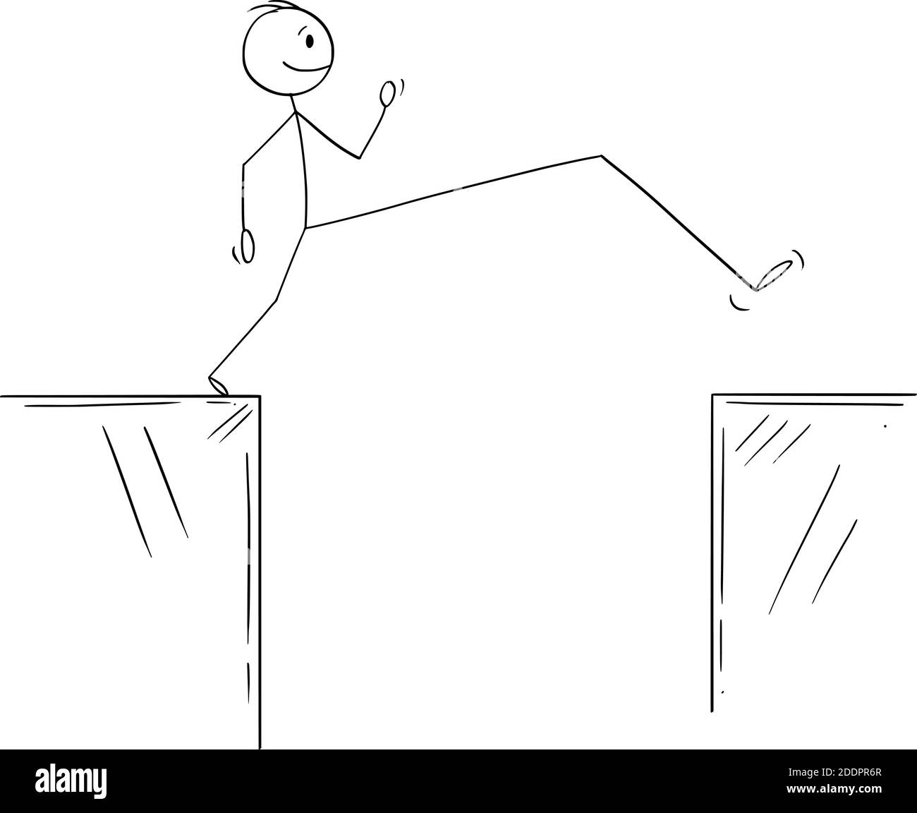 Vector cartoon stick figure illustration of man or businessman ...