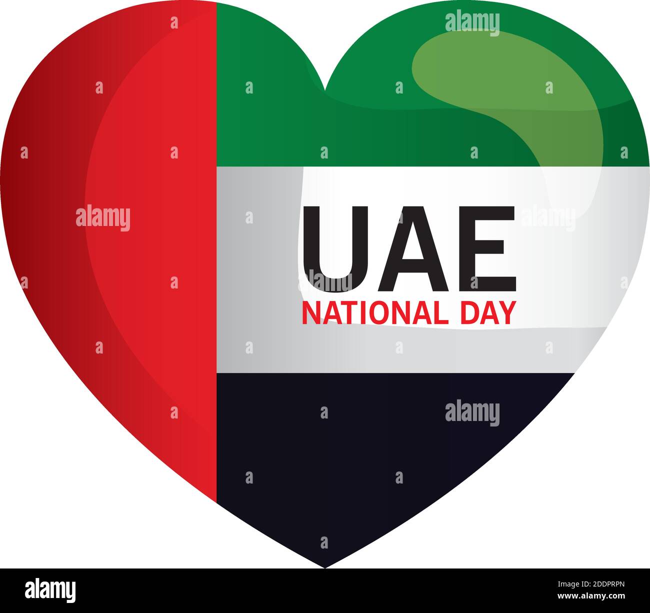 Uae national day on heart vector design Stock Vector Image & Art - Alamy