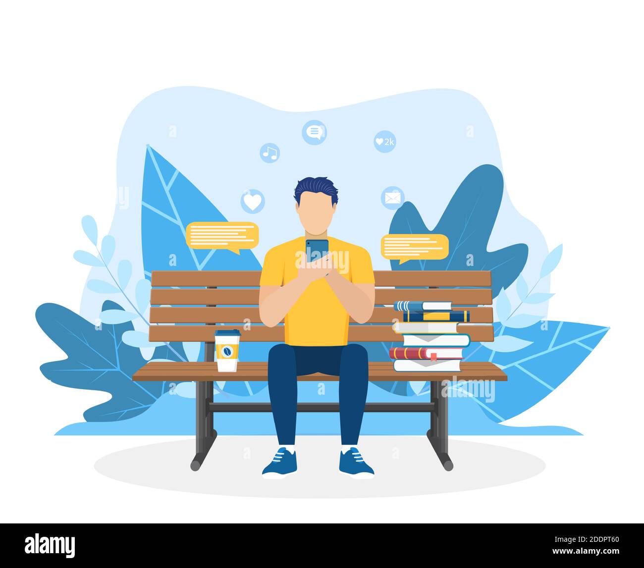 Smart phone use in school Stock Vector Images - Alamy