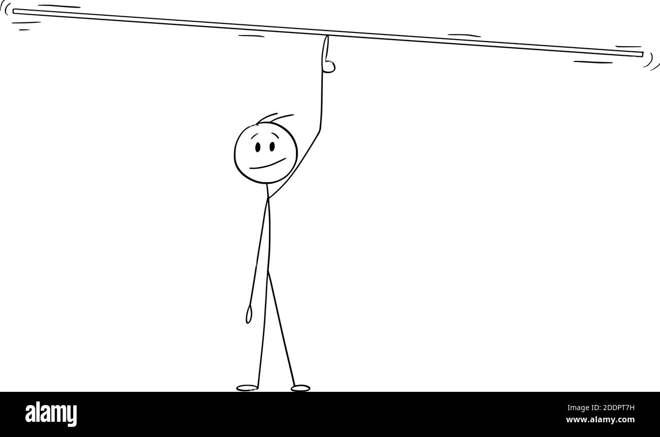 Vector cartoon stick figure illustration of man, manager or businessman ...