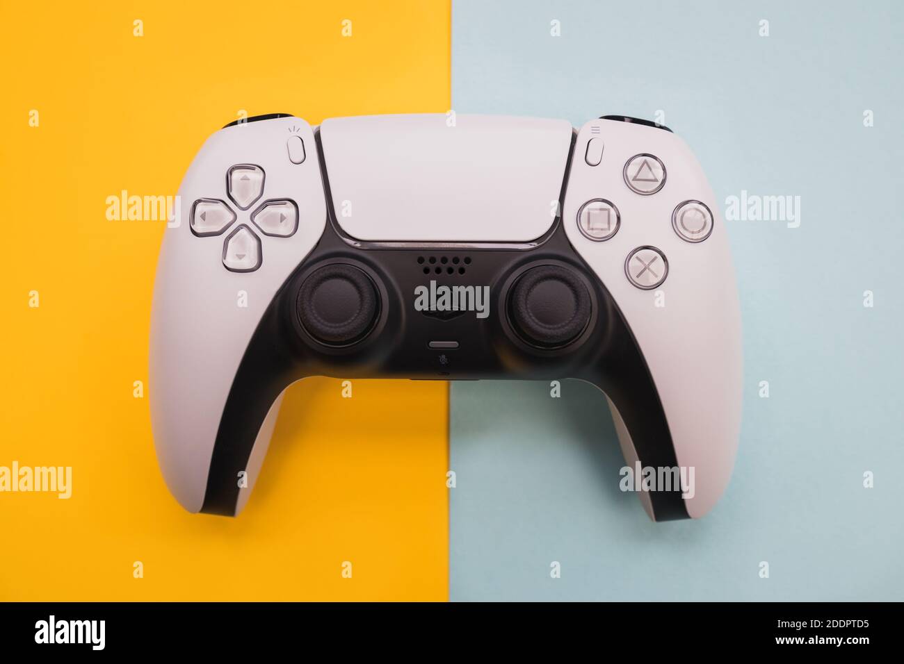 LONDON - NOVEMBER 24, 2020: PlayStation 5 video games PS5 controller ...