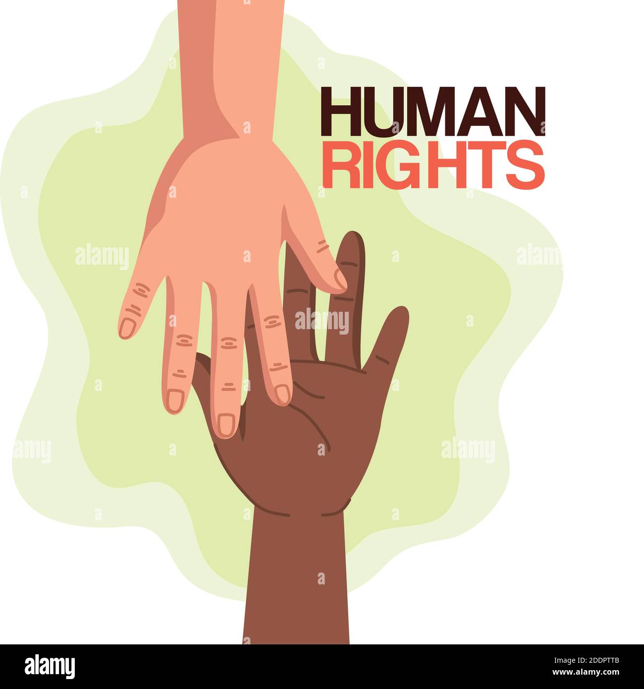 Human rights with hands vector design Stock Vector Image & Art - Alamy