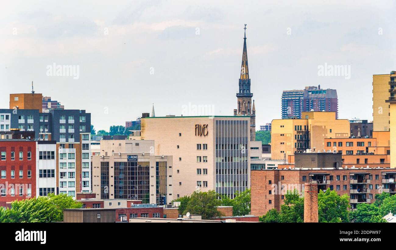 Urban skyline of Montreal, Canada Stock Photo - Alamy