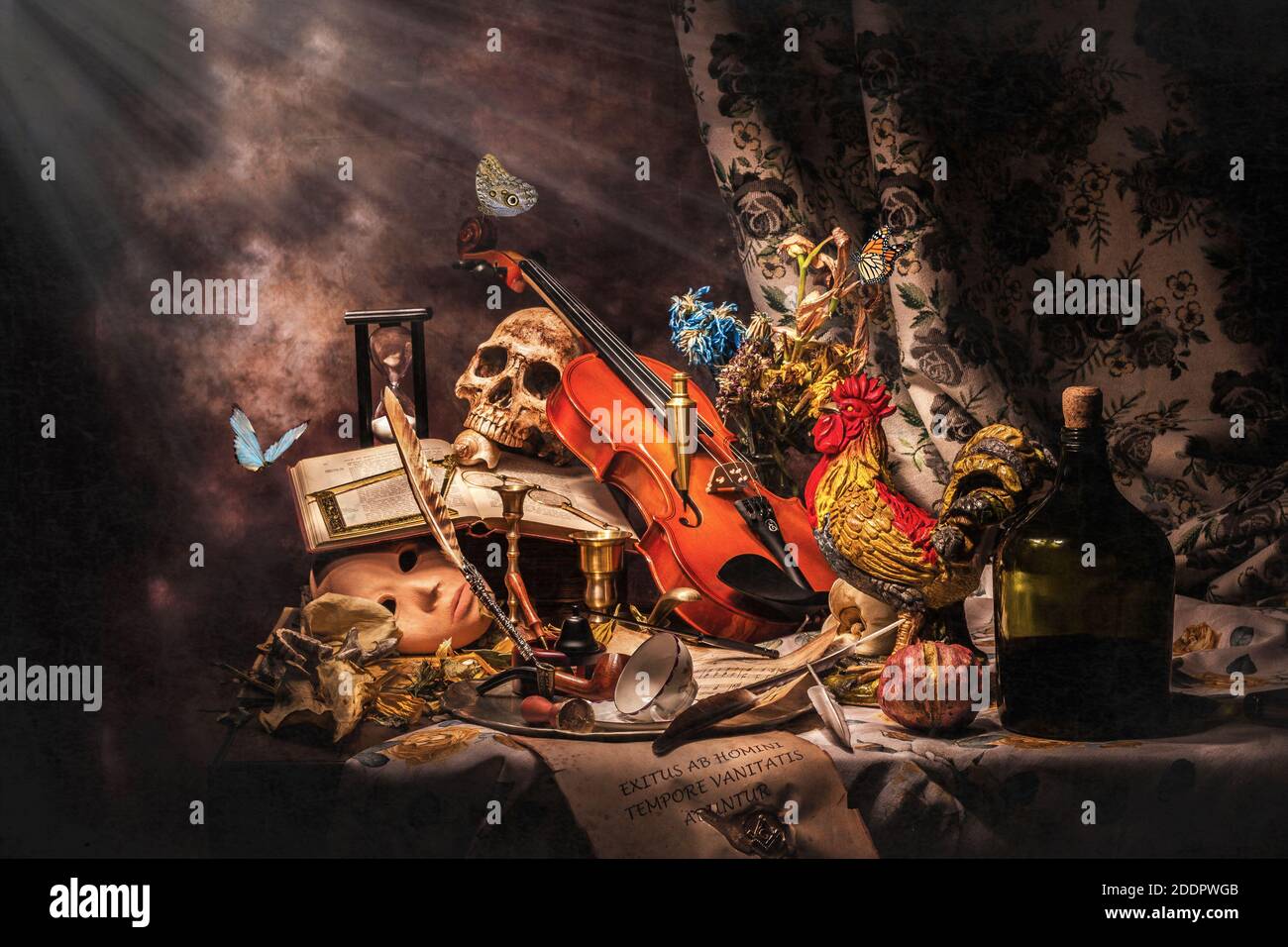 Vanitas skull hi-res stock photography and images - Alamy
