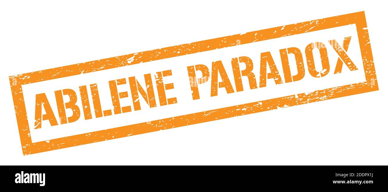 Abilene paradox word hi-res stock photography and images - Alamy