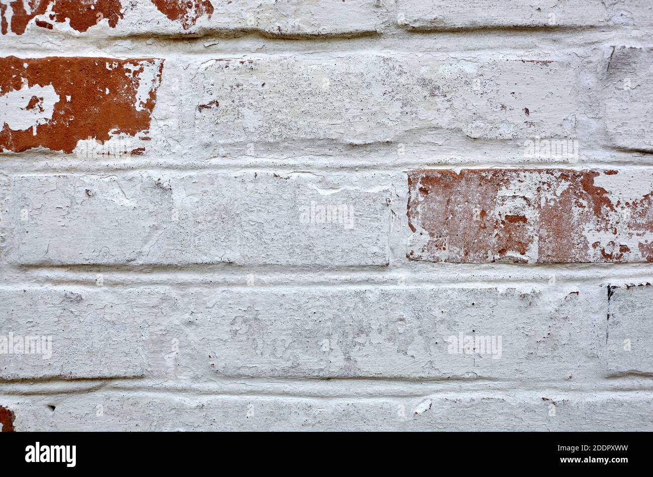 Red white wall background. Old grungy brick wall texture. Vintage wall ...