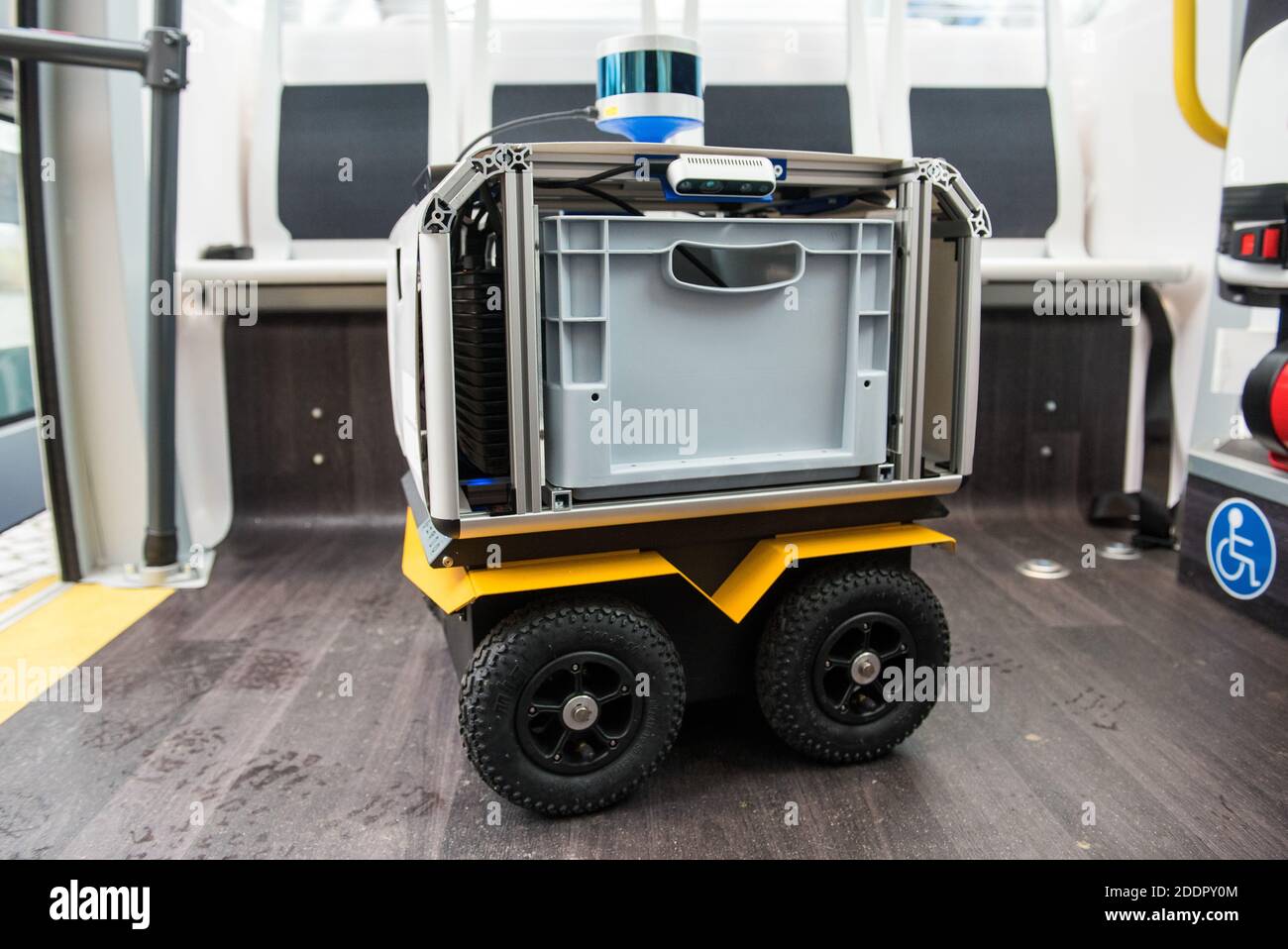 26 November 2020, Schleswig-Holstein, Lauenburg/Elbe: A prototype of a ...