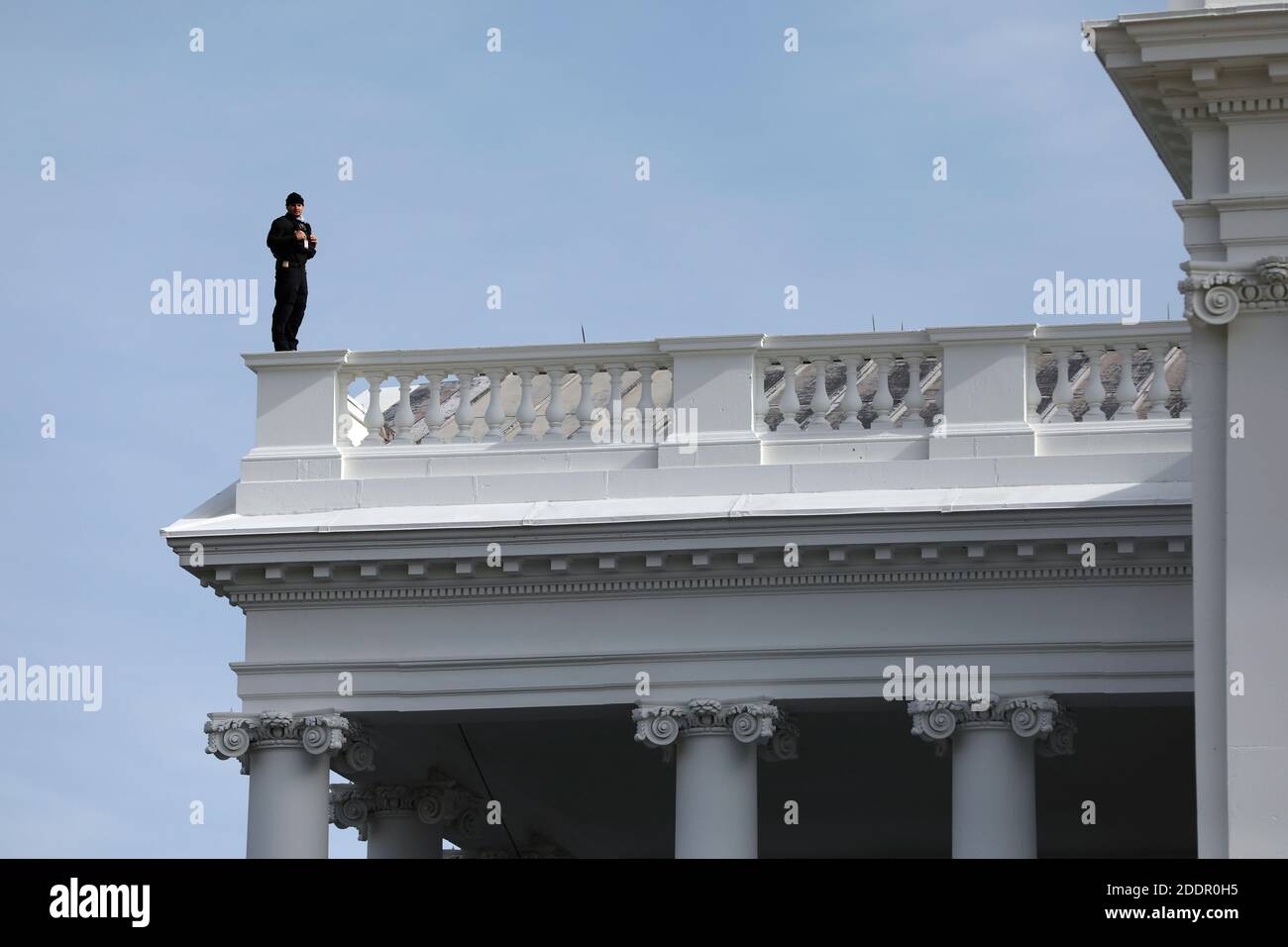 White House Secret Service On Roof