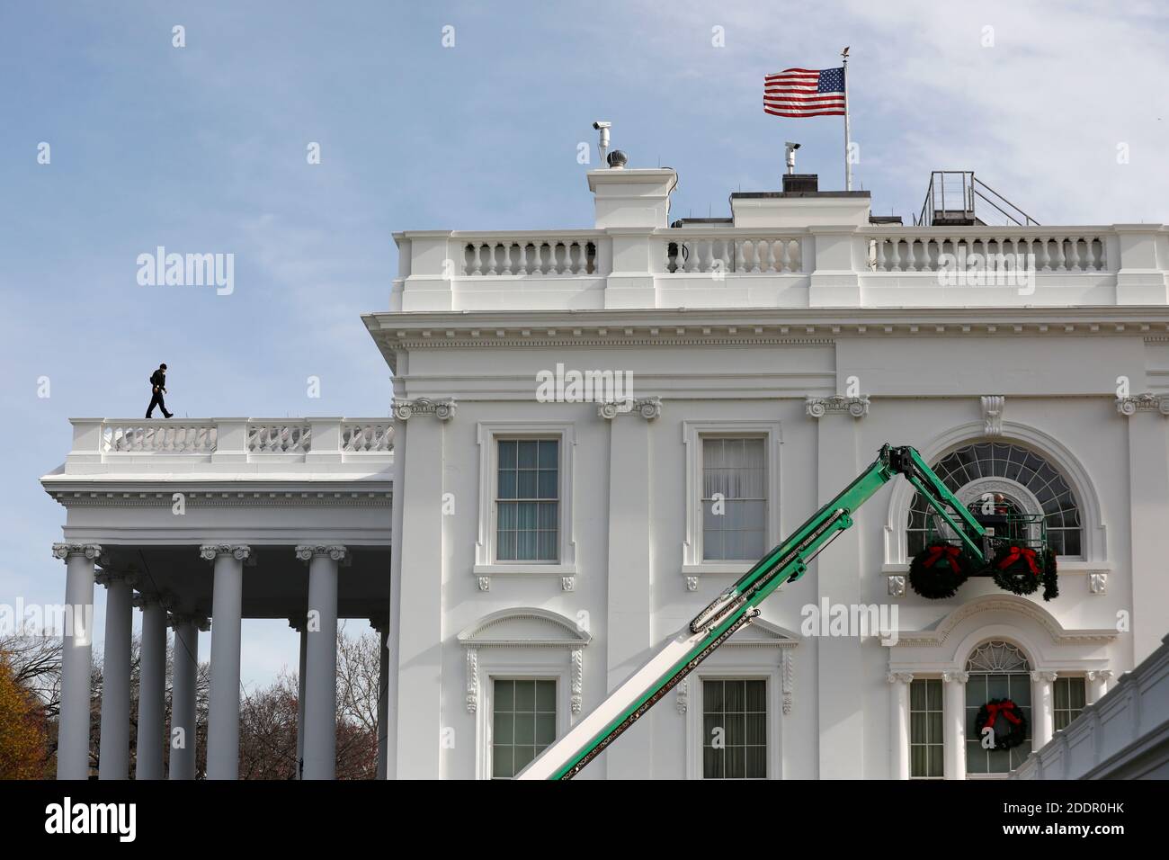 White House Secret Service On Roof