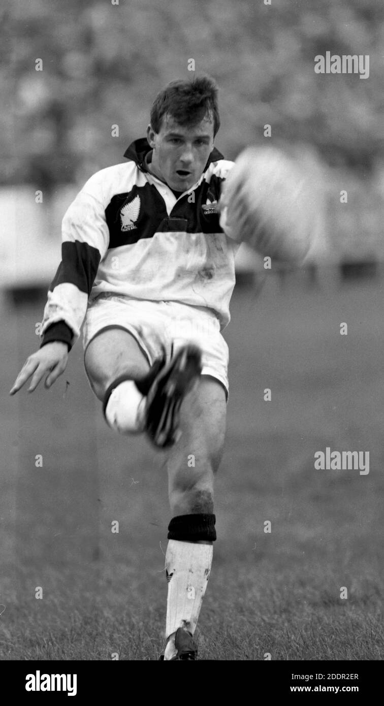 25 October 1989 Rugby Union Neath versus The All Blacks, The Gnoll ...